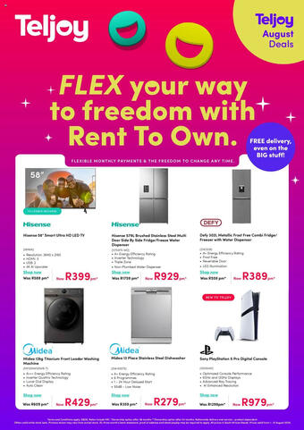 Teljoy catalogue from 01/08 ️ Leaflet and specials