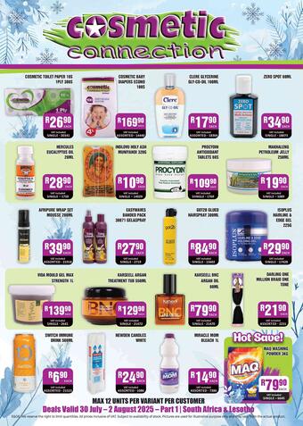 Cosmetic Connection catalogue from 30/07 ️ Leaflet and specials