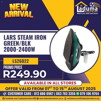 Laduma Hardware catalogue catalogue from 01/08 ️ Leaflet and specials