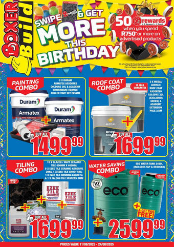 Boxer Build catalogue from 11/08 ️ Leaflet and specials