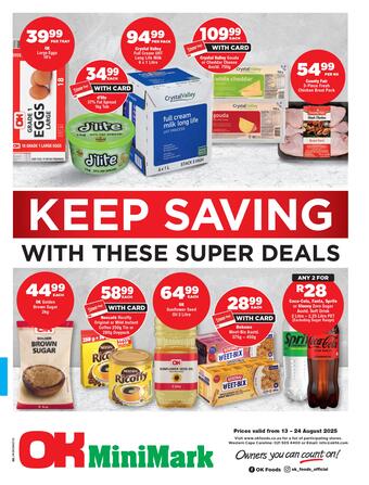 OK MiniMark catalogue from 13/08 ️ Leaflet and specials