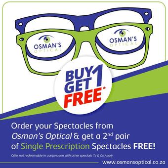 Osman's Optical catalogue from 20/08 ️ Leaflet and specials