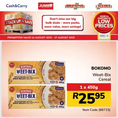 Jumbo catalogue from 20/08 ️ Leaflet and specials