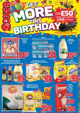 Boxer catalogue from 25/08 ️ Leaflet and specials