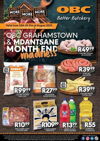 OBC Meat & Chicken catalogue from 27/08 ️ Leaflet and specials
