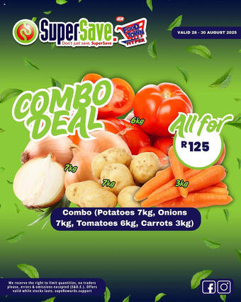 Super Save catalogue from 28/08 ️ Leaflet and specials