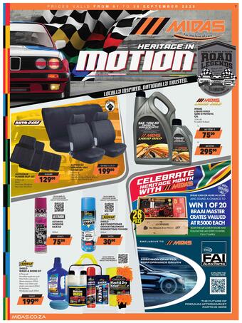 Midas catalogue from 01/09 ️ Leaflet and specials