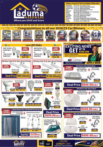 Laduma Hardware catalogue catalogue from 01/09 ️ Leaflet and specials