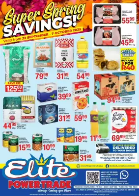 Elite Power Trade Cash & Carry catalogue from 22/09 ️ Leaflet and specials