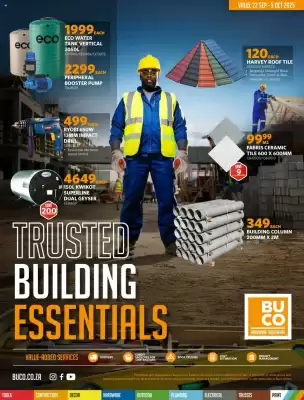 BUCO Rustenburg catalogue | Stores and trading hours