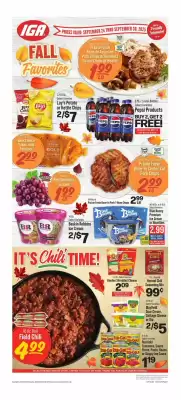 IGA weekly ad from 09/24 | Offers and specials USA