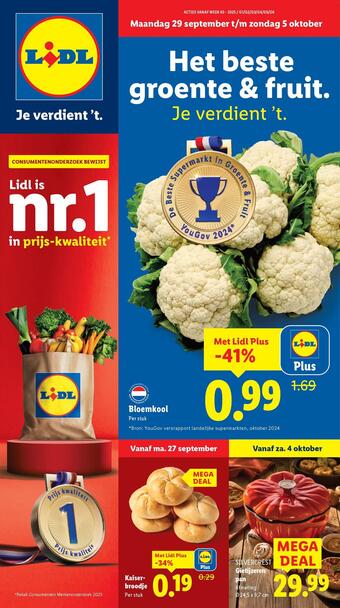Lidl folder - 25-09-2025 - Folderz.nl