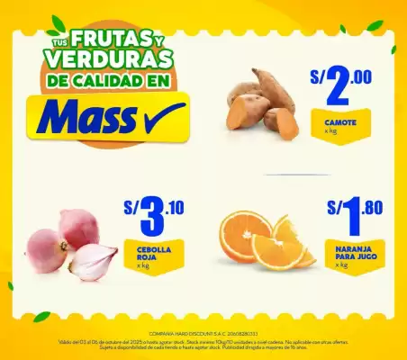 Catálogo Mass en Lima | Ofertas y horarios de apertura