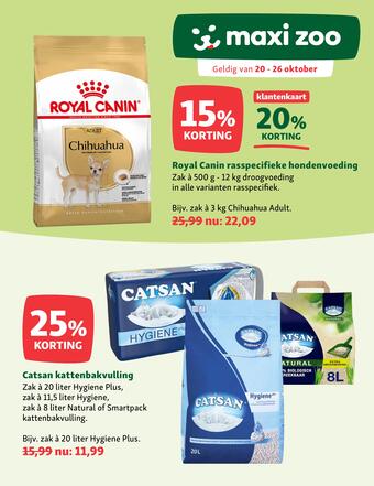 Maxi Zoo folder vanaf 20-10 | Deze & volgende week