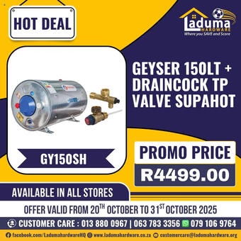 Laduma Hardware catalogue catalogue from 20/10 ️ Leaflet and specials