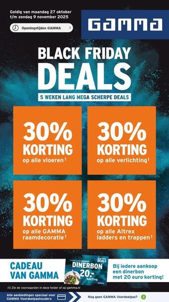 GAMMA folder vanaf 27-10 | Deze & volgende week
