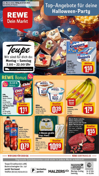 REWE Prospekt woche 44 - 26-10-2025 - Prospektangebote.de