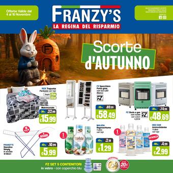 Volantino Franzy's dal 04/11 ️ Scopri il catalogo della settimana