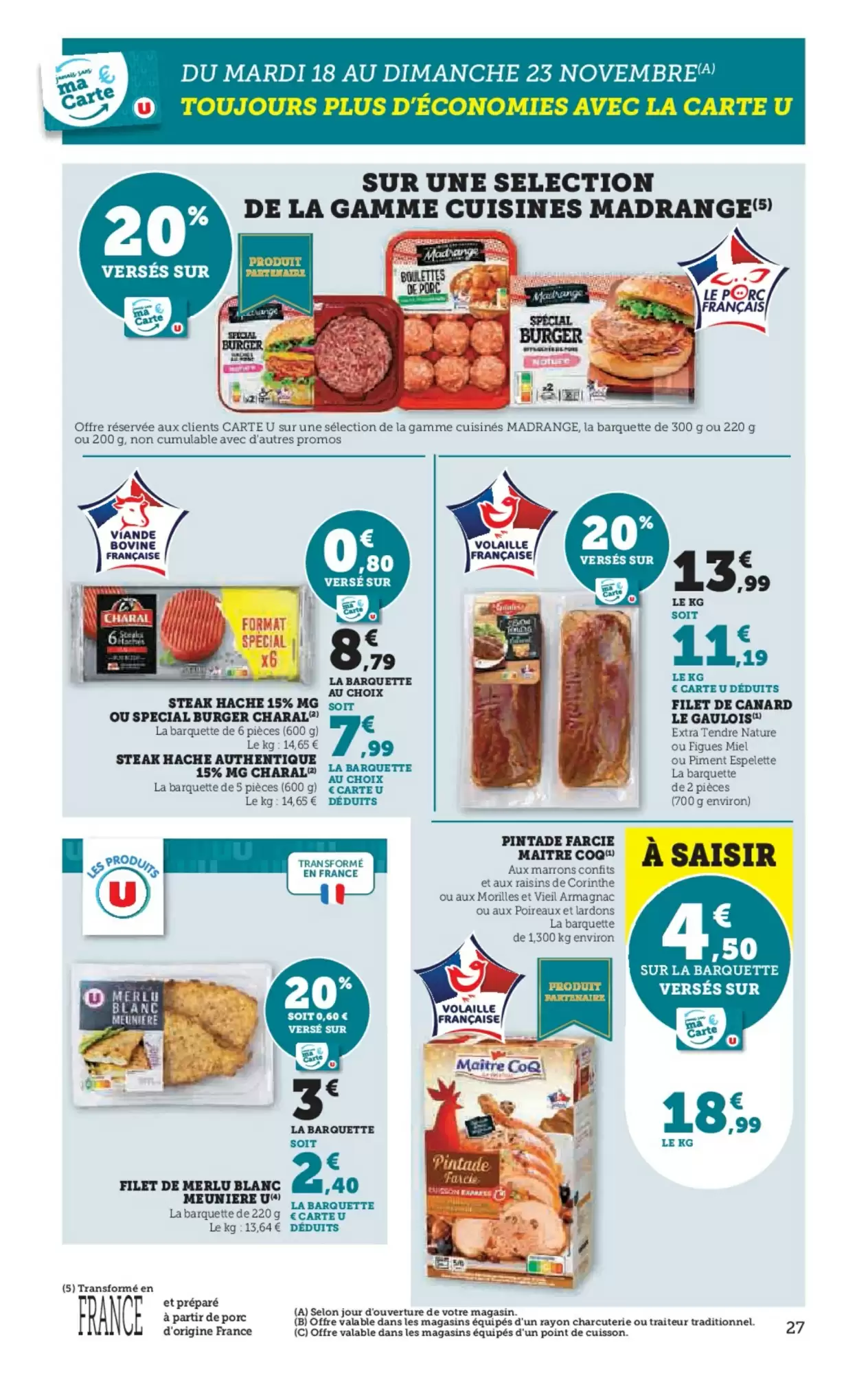 Catalogue Hyper U 18/11/2025 - 30/11/2025 - Cataloz France