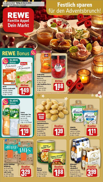 REWE Prospekt woche 48 - 23-11-2025 - Prospektangebote.de