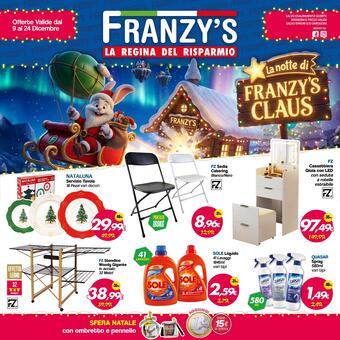 Volantino Franzy's dal 09/12 ️ Scopri il catalogo della settimana