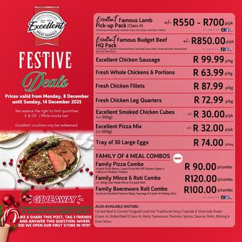 Excellent Meat Market catalogue from 08/12 ️ Leaflet and specials