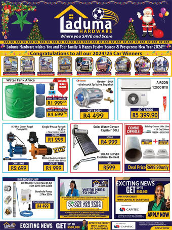 Laduma Hardware catalogue catalogue from 10/12 ️ Leaflet and specials
