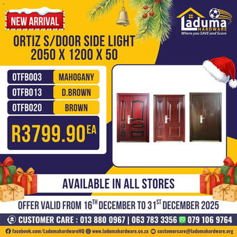 Laduma Hardware catalogue catalogue from 16/12 ️ Leaflet and specials