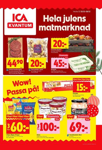 ICA Kvantum reklamblad 22/12 | Kampanjveckan och veckoblad
