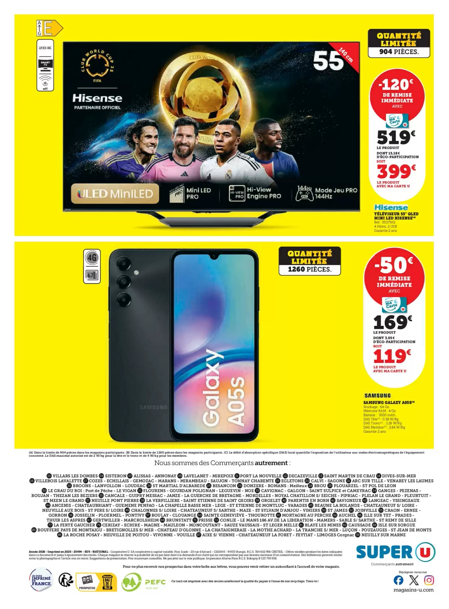Catalogue Super U 30/12/2025 - 11/01/2026