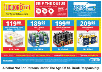 Liquor City catalogue - All specials from the new Liquor City catalogues