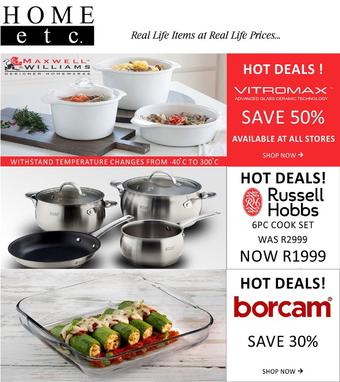 Home etc catalogue - All specials from the new Home etc catalogues