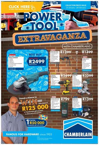 Chamberlain catalogue - All specials from the new Chamberlain catalogues