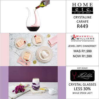 Home etc catalogue - All specials from the new Home etc catalogues