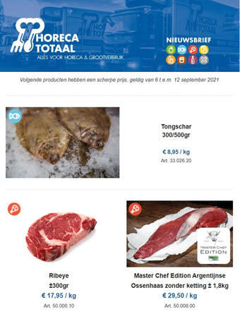 Horeca totaal folder - Alle promoties uit de nieuwe Horeca totaal folders