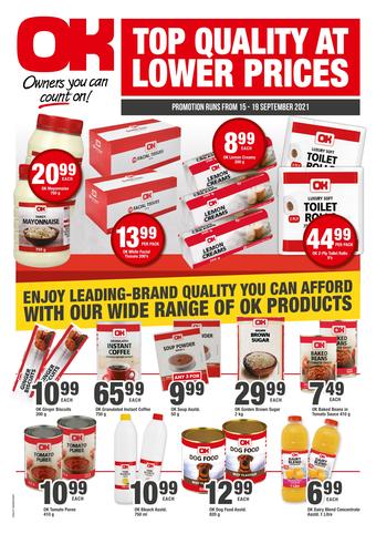 OK Foods catalogue - All specials from the new OK Foods catalogues