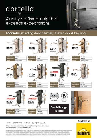 Builders Warehouse catalogue - All specials from the new Builders ...