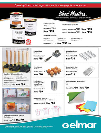 Gelmar catalogue - All specials from the new Gelmar catalogues
