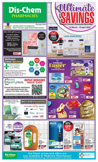 Dis-Chem catalogue - All specials from the new Dis-Chem catalogues