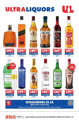 Ultra Liquors catalogue - All specials from the new Ultra Liquors catalogues