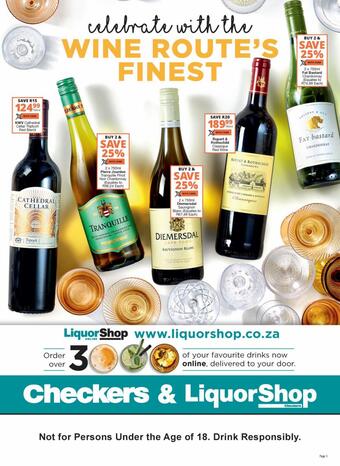 Checkers Liquor Shop catalogue - All specials from the new Checkers ...