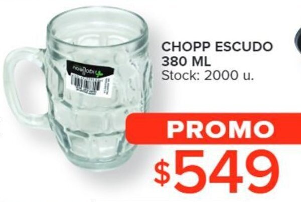 CHOPP ESCUDO 380 ML oferta en Carrefour