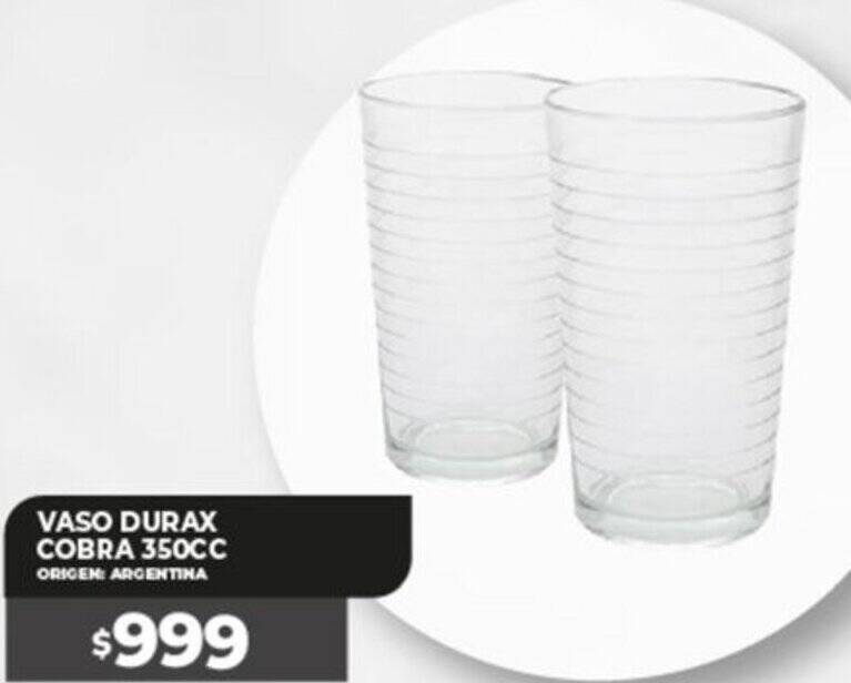 VASO DURAX COBRA 350CC oferta en Supermayorista Vital