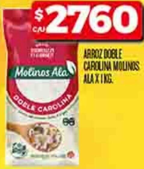 Molinos ala arroz doble carolina 1 kg oferta en Supermercados DIA
