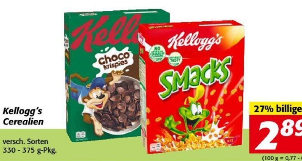 Alle Kellogg‘s Angebote - Finden und entdecken Sie das günstigste ...