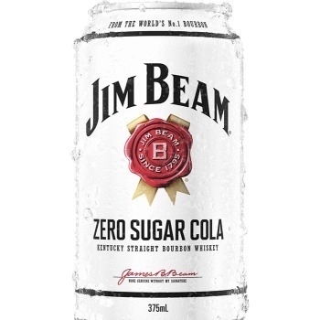Jim Beam White Label Bourbon Cola Cans 10 Pack 375ml - The Best Picture ...