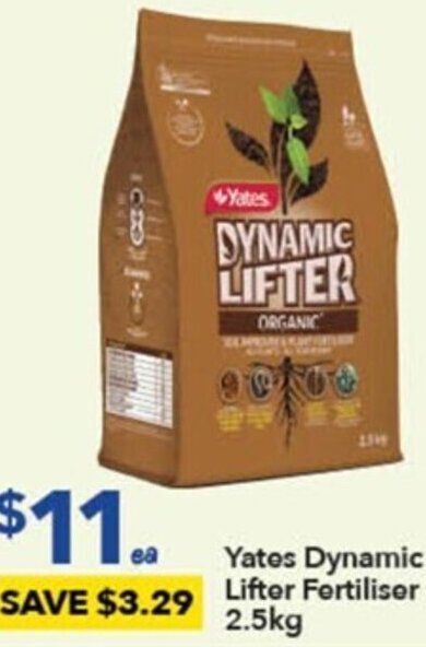 Yates Dynamic Lifter Fertiliser 2.5Kg offer at Ritchies