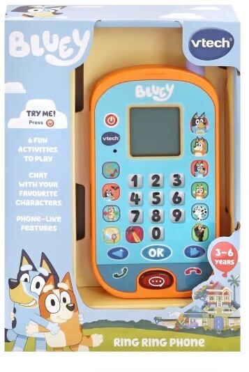 Bluey ring ring phone offer at Kmart