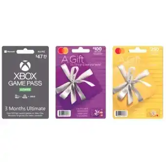 Xbox gift card coles store