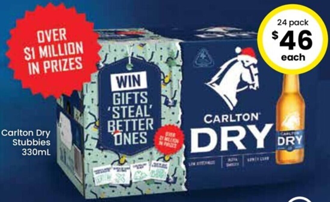 Carlton Dry specials The Bottle O – Apr 2025